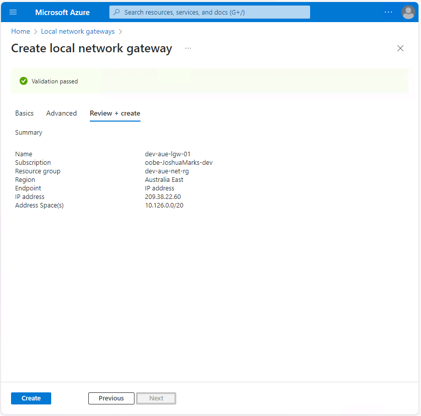 Getting Started with an Azure Site-to-Site VPN